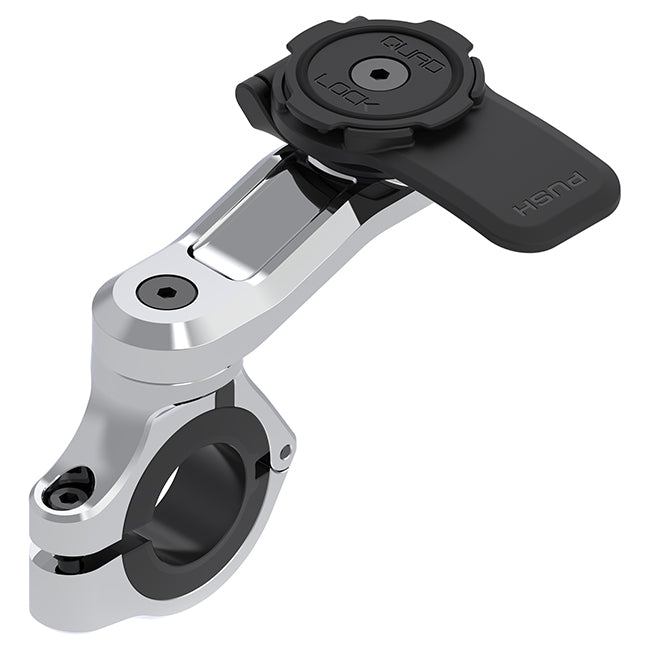 Quad Lock Motorcycle Handlebar Mount Pro - Chrome | Joe Rascal Harley