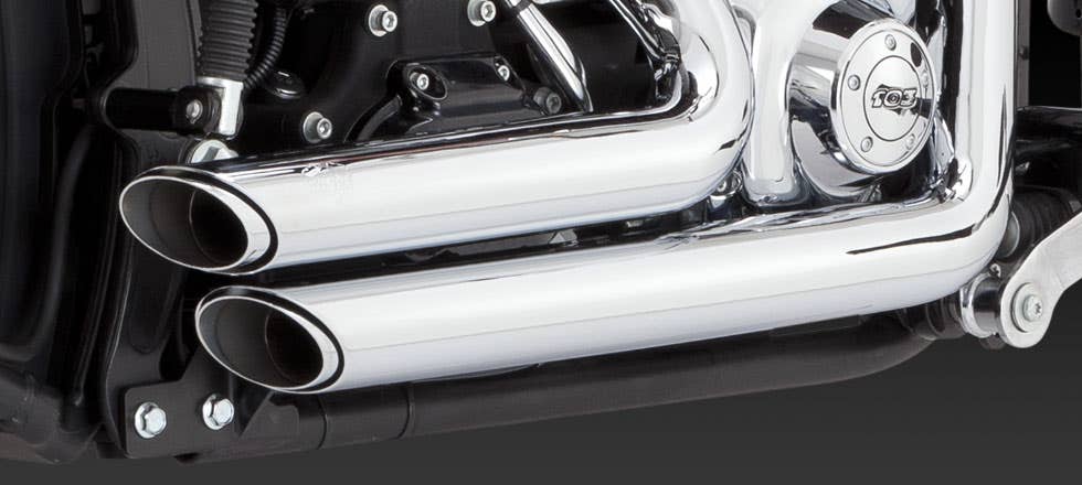 VANCE AND HINES SOFTAIL SHORT SHOTS EXHAUST – Joe Rascal Harley