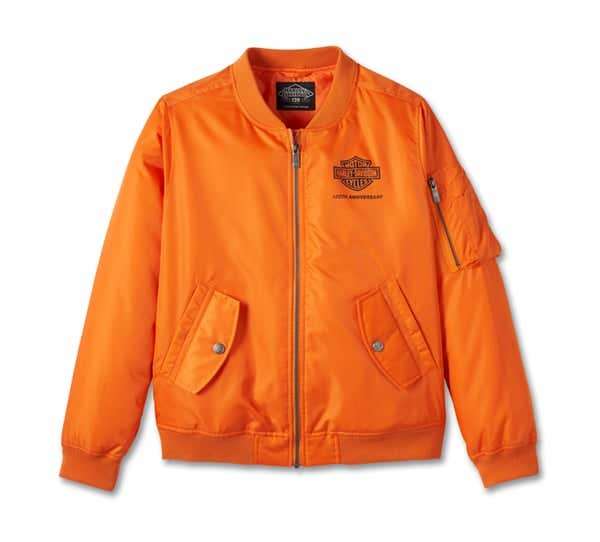 Harley-Davidson WOMENS 120TH ANNIVERSARY BOMBER JACKET – Joe Rascal Harley
