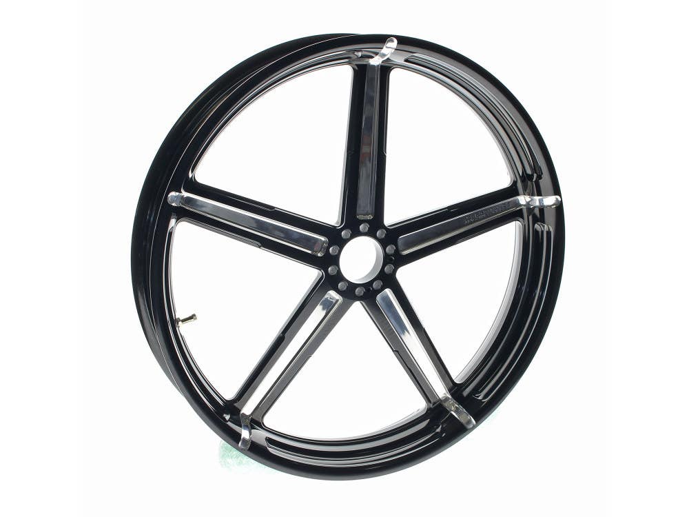 21in. x 3.50in. wide Formula Wheel - Black Contrast Cut Platinum - Per ...