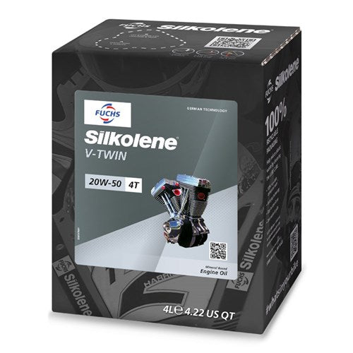 SILKOLENE V-TWIN 20W-50 (4L) CUBE (CTN 4) (WAS SK600985387) – Joe ...